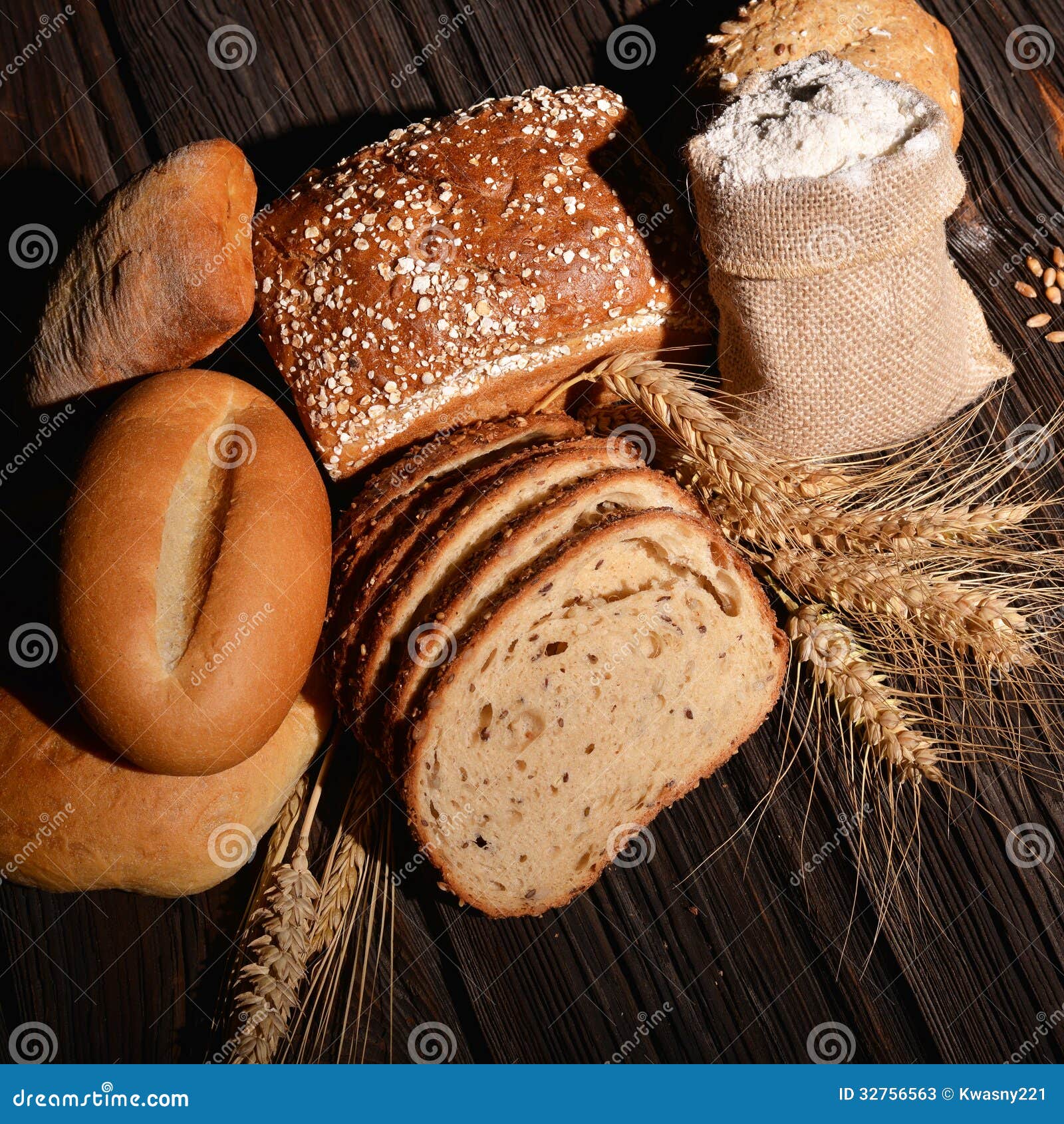 Fresh bread stock image. Image of baker, food, caraway - 32756563