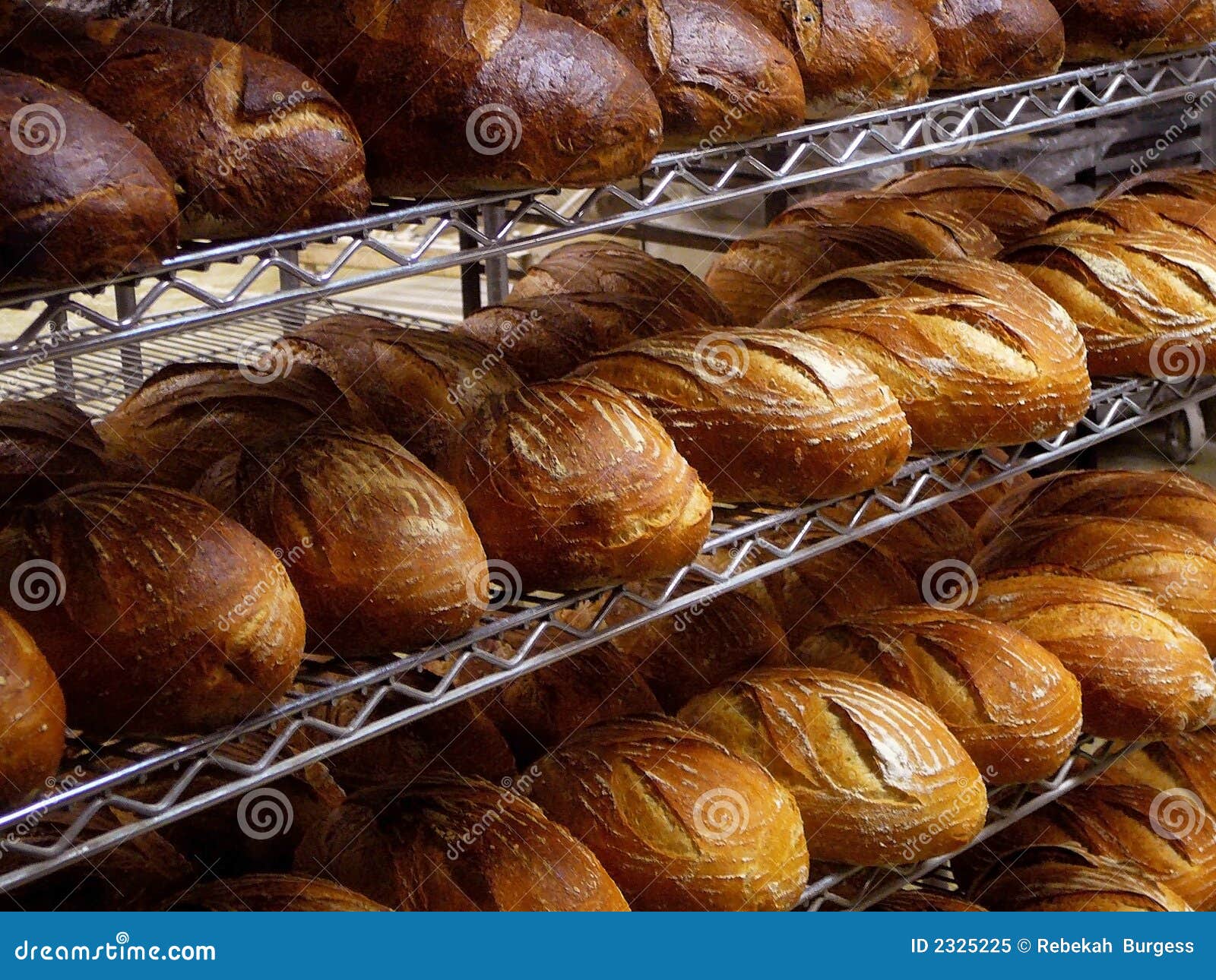 Fresh Bread in Bakery stock image. Image of seed, pile - 2325225