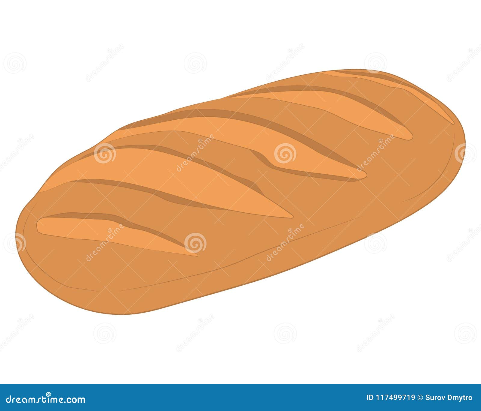 Fresh Bread Bakery Icon. Vector Drawing Illustration Stock Illustration ...