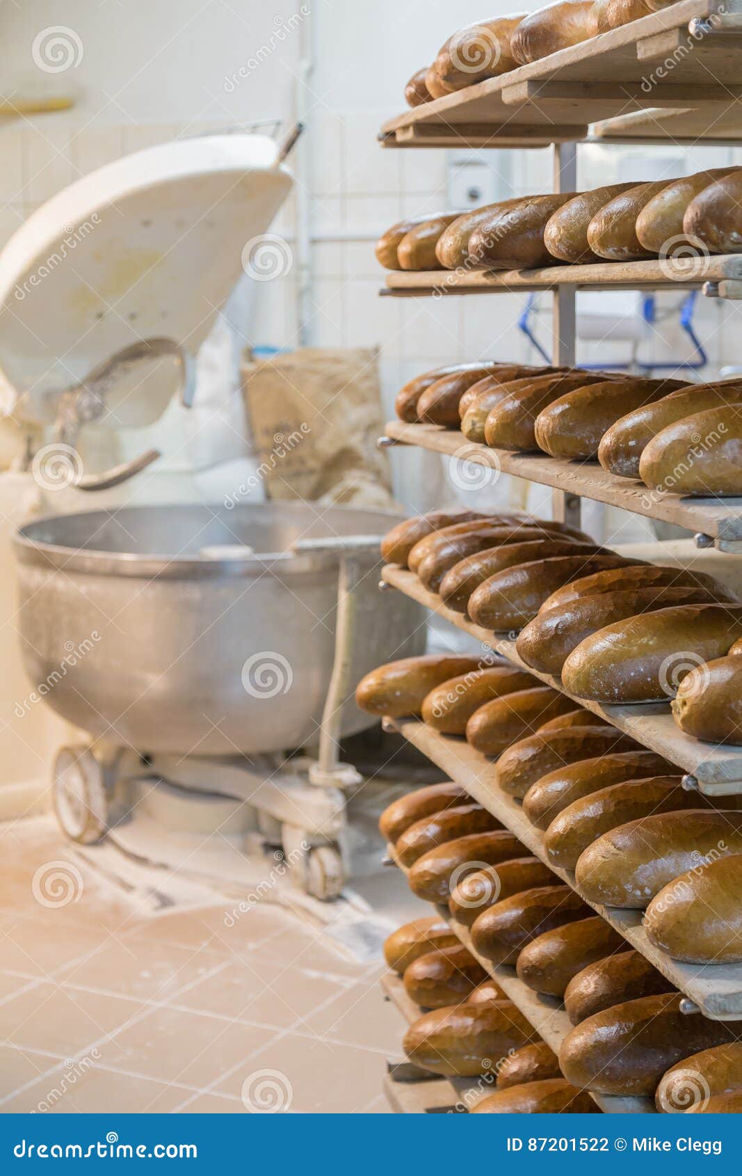 Fresh Bread at a Bakery stock photo. Image of stable - 87201522