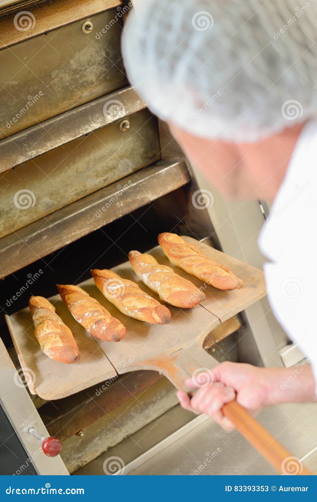 Fresh Bread Coming Out Oven Stock Image - Image of knead, bakery: 83393353