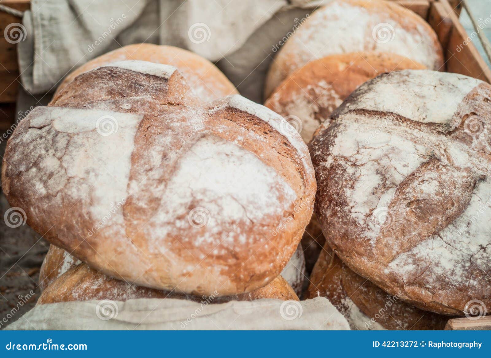 Fresh bread loaves stock photo. Image of diet, meal, baked - 42213272