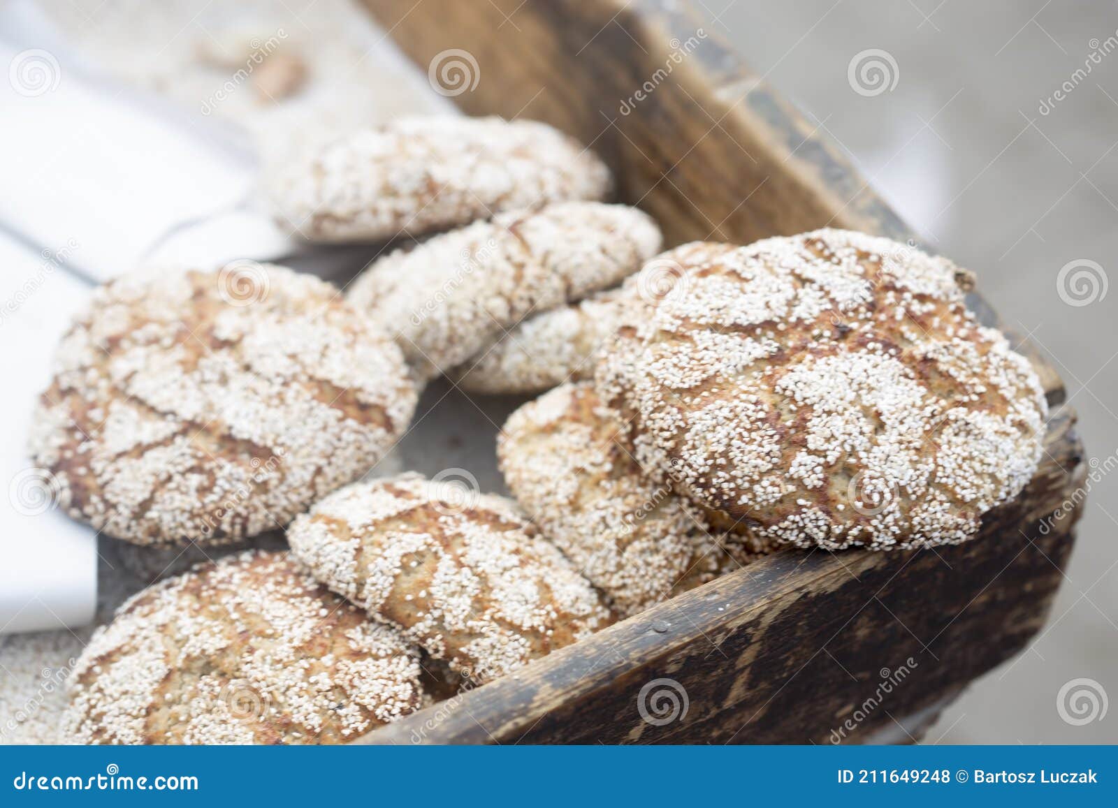 Fresh Bread Moroccan Bakery, Essaouira Stock Photo - Image of homemade ...