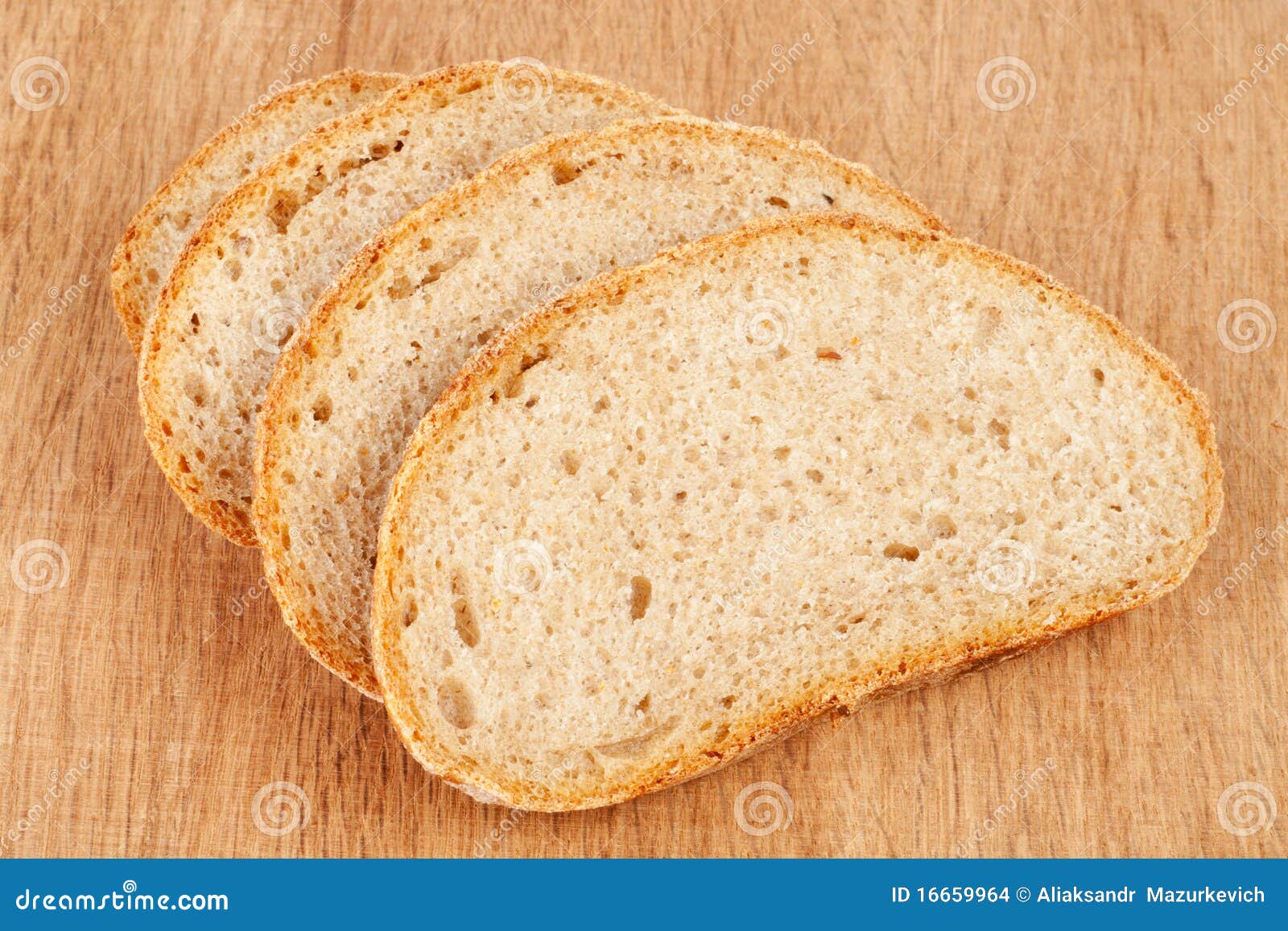 Fresh bread slices stock photo. Image of health, baked - 16659964