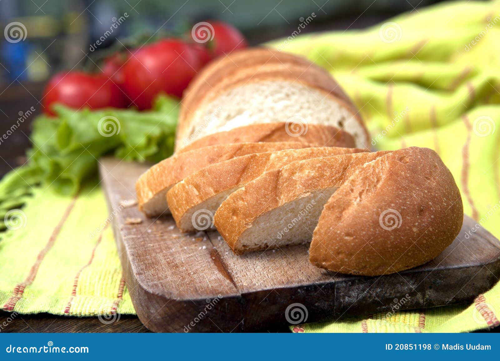 Fresh Bread on Table stock photo. Image of plant, bakery - 20851198