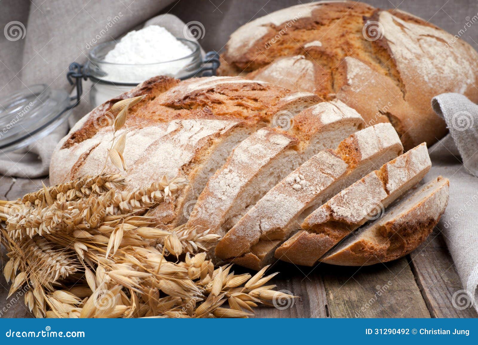Fresh bread stock photo. Image of bread, bakery, coarse - 31290492