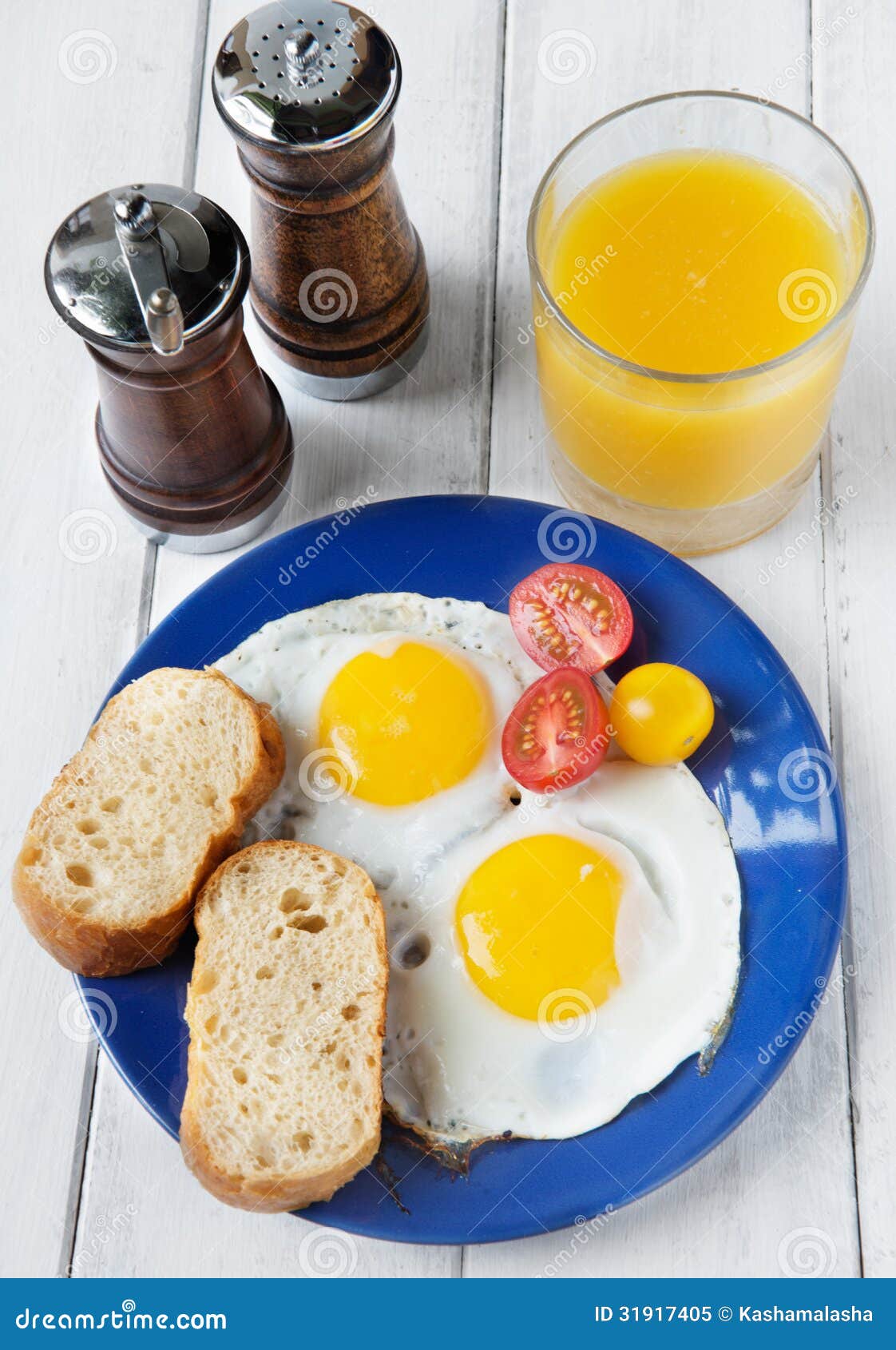 Fresh breakfast with eggs stock image. Image of fresh - 31917405