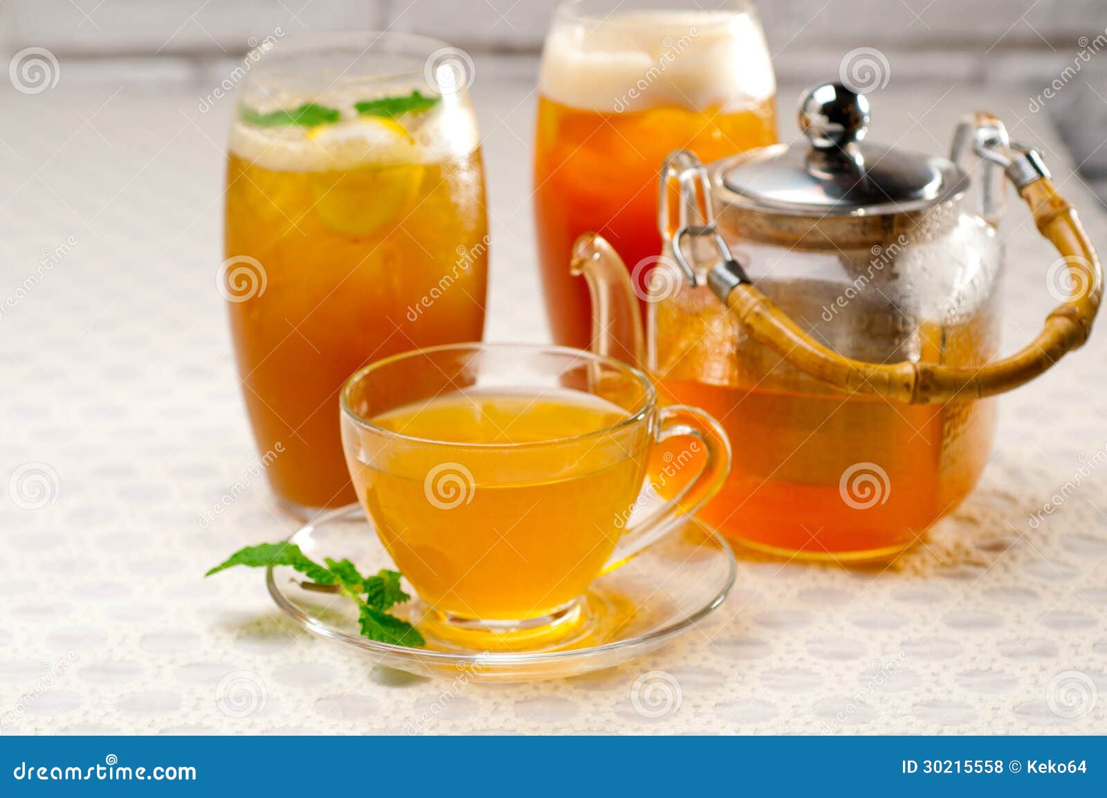 Fresh selection of tea stock photo. Image of closeup - 30215558