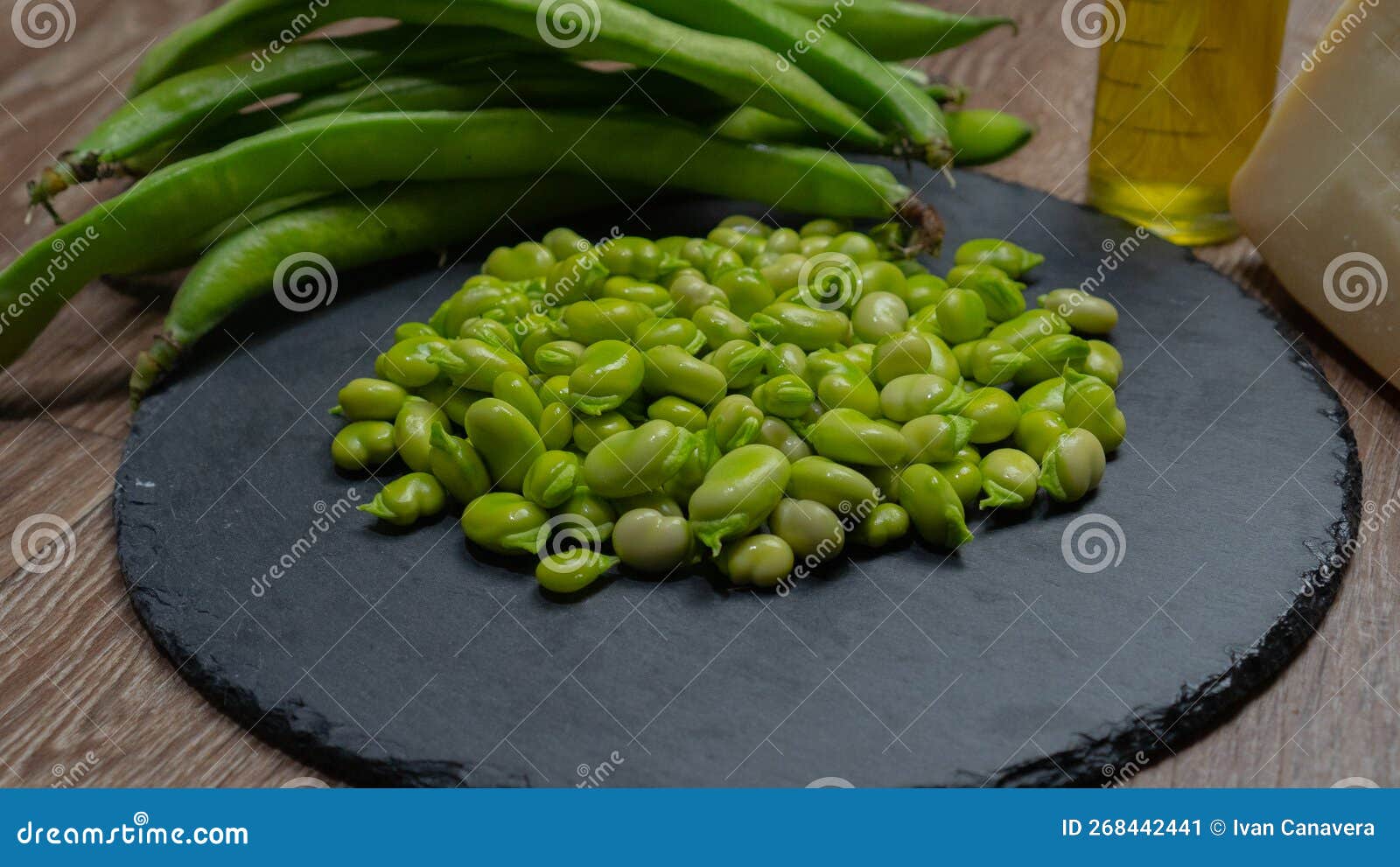 Fresh Broad Beans of Small Dimensions Typical of Sardinia Stock Image ...