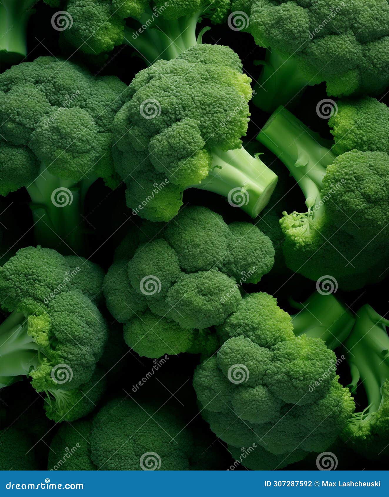 Fresh Broccoli Texture, Top View Stock Photo - Image of broccoli, heap ...