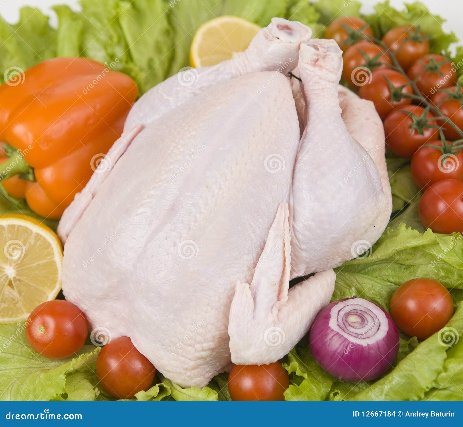 Fresh Broiler Chicken Meat At Traditional Market Stock Photography ...