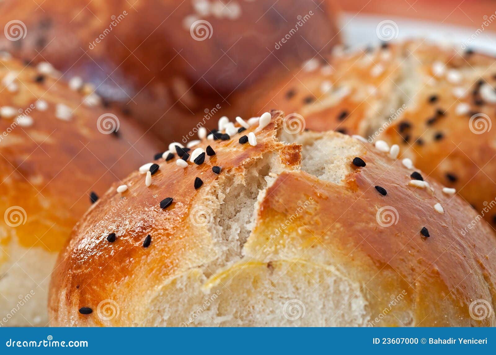 Fresh Buns stock photo. Image of breakfast, cafe, rustic - 23607000
