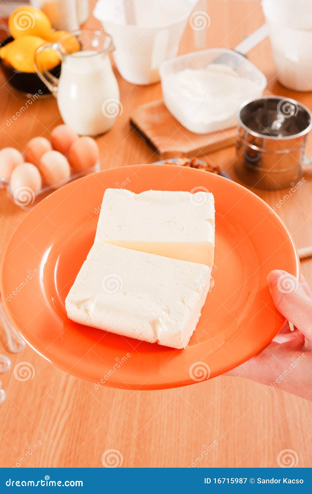 Fresh Butter stock image. Image of kitchen, close, flour - 16715987