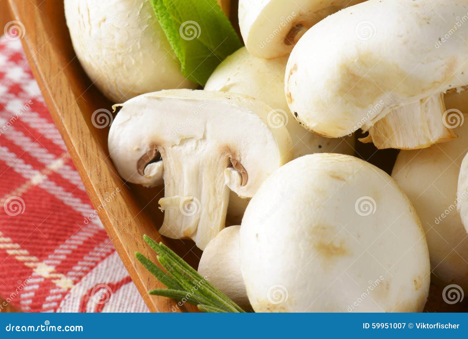 Fresh button mushrooms stock image. Image of food, common - 59951007