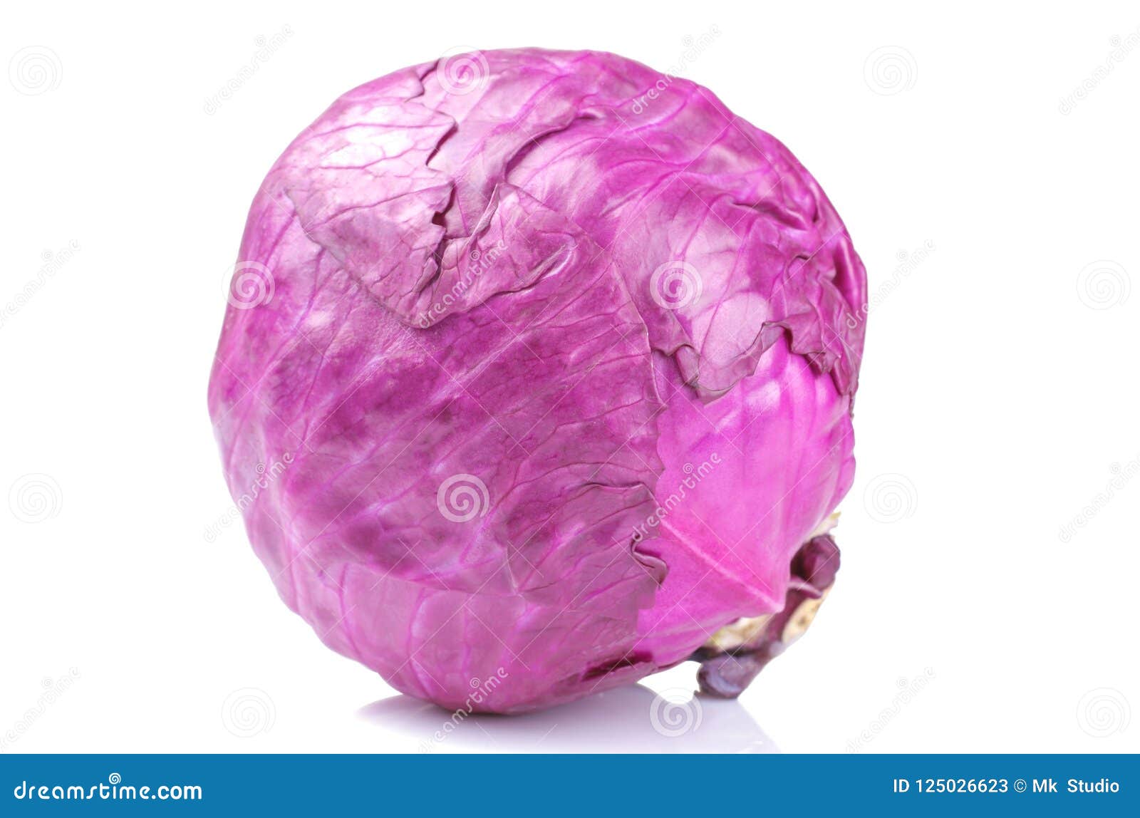 Fresh Cabach of Fresh Cabbage on a White Background. Vegetables Stock ...
