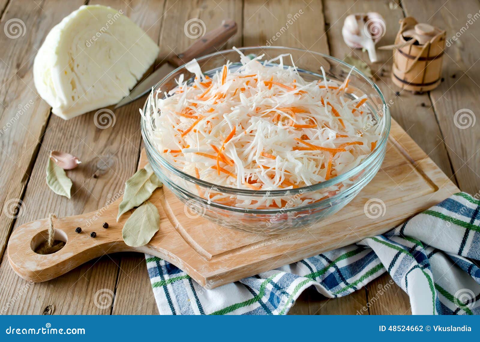 Marinated Cabbage Country Table Stock Photos - Free & Royalty-Free ...