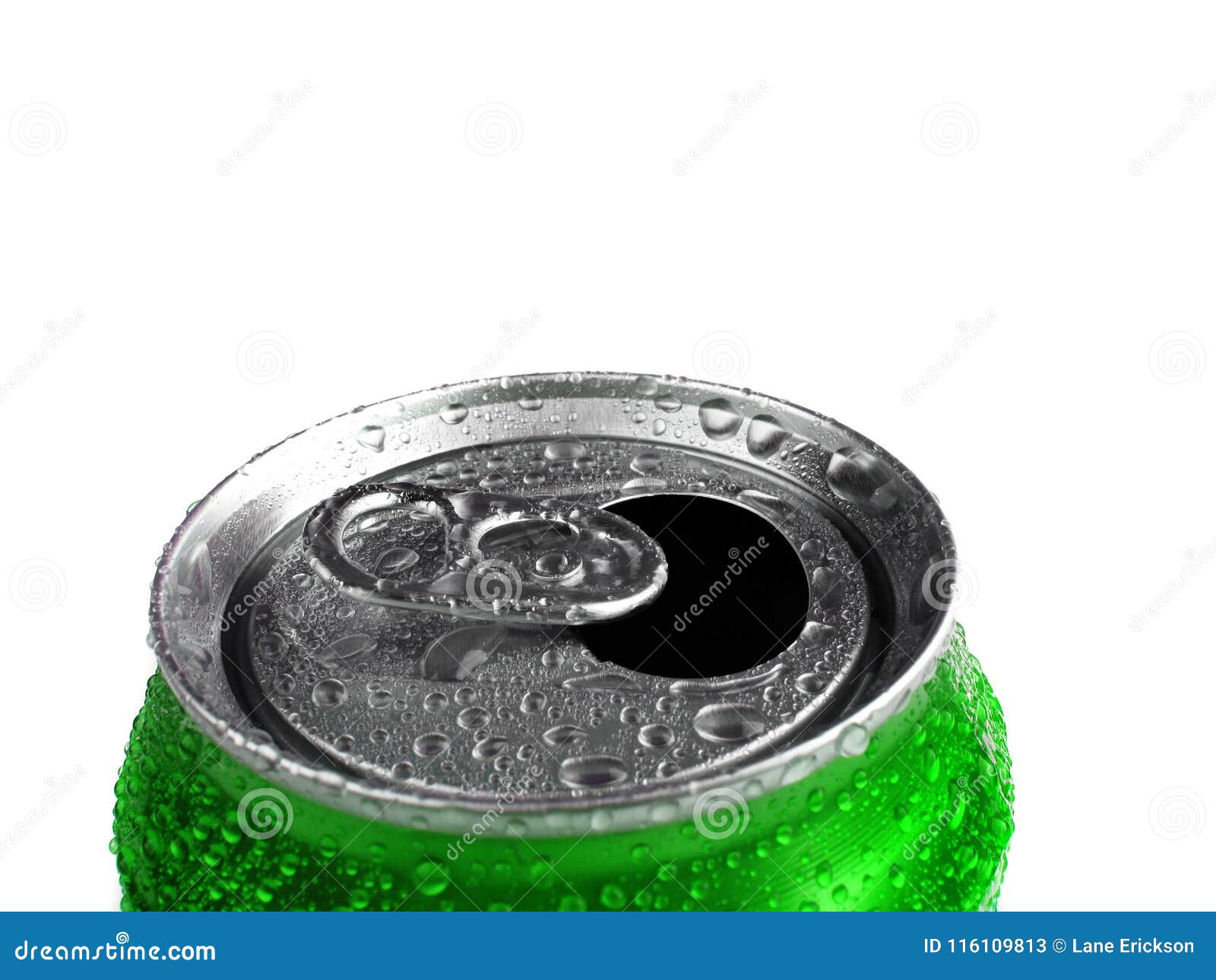 Fresh Can of Soda with Condensation Stock Image - Image of fresh ...