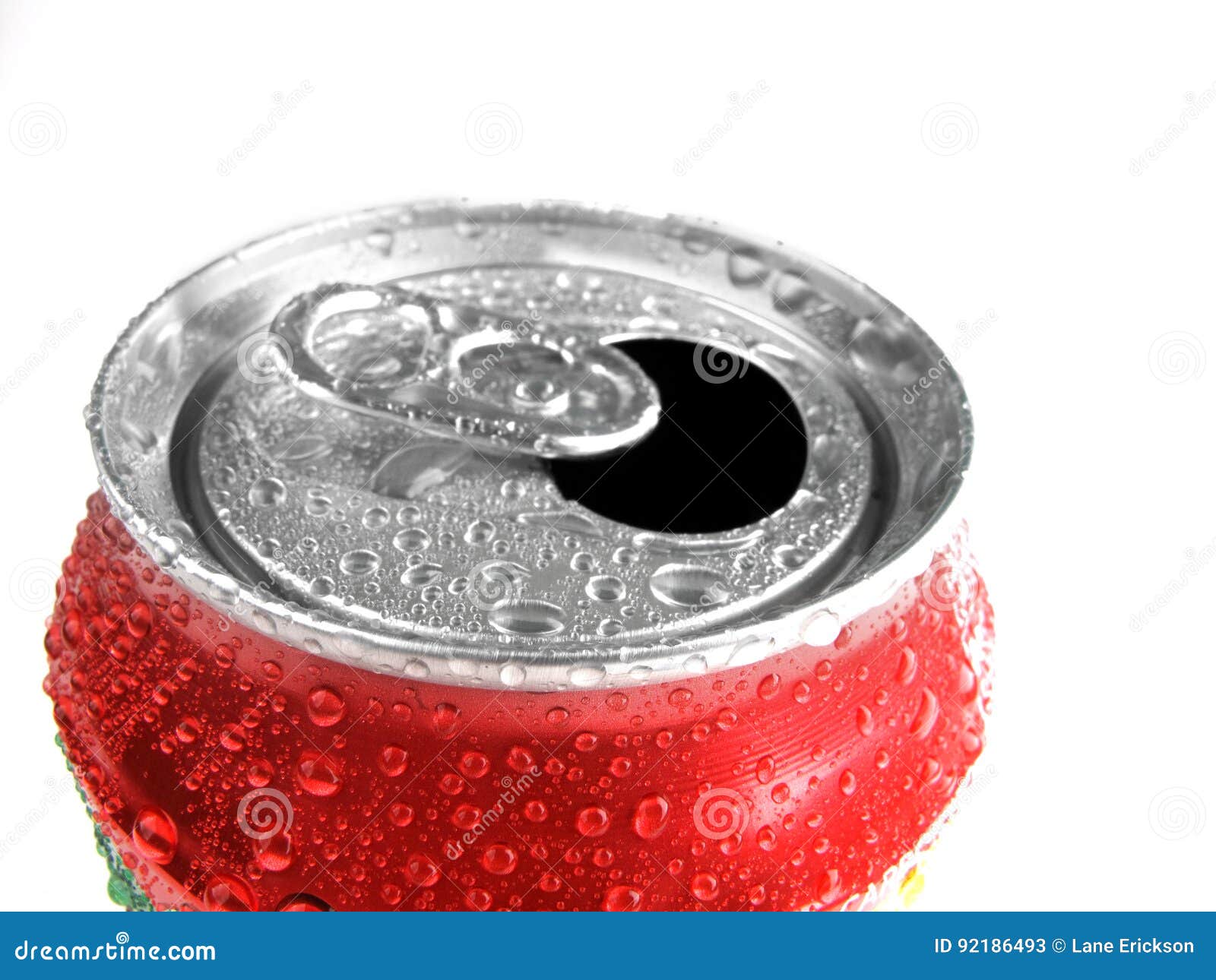 Fresh Can of Soda with Condensation Stock Image - Image of condensation ...