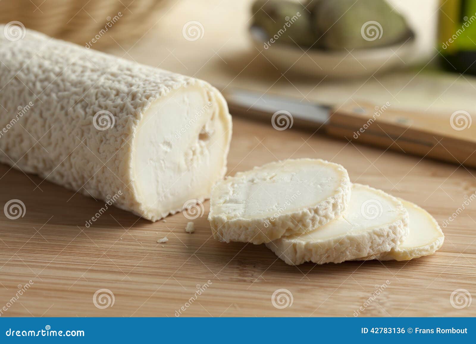 Fresh caprifeuille cheese stock photo. Image of goats - 42783136