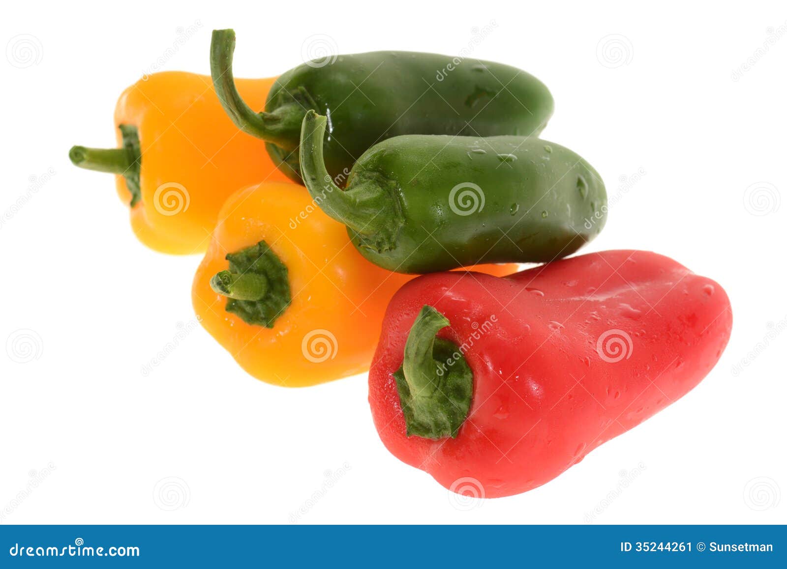 Fresh Capsicum stock image. Image of smooth, capsicum - 35244261