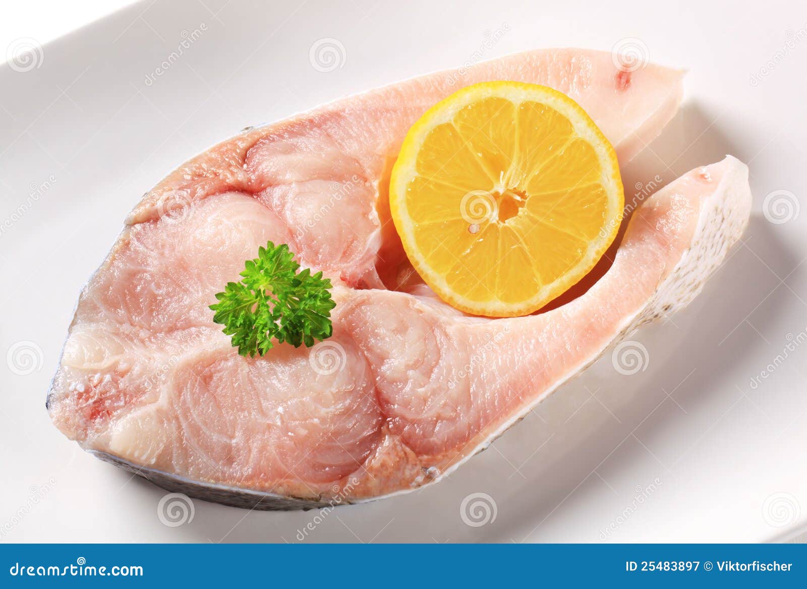 Fresh carp steak stock image. Image of carp, fillet, silver - 25483897