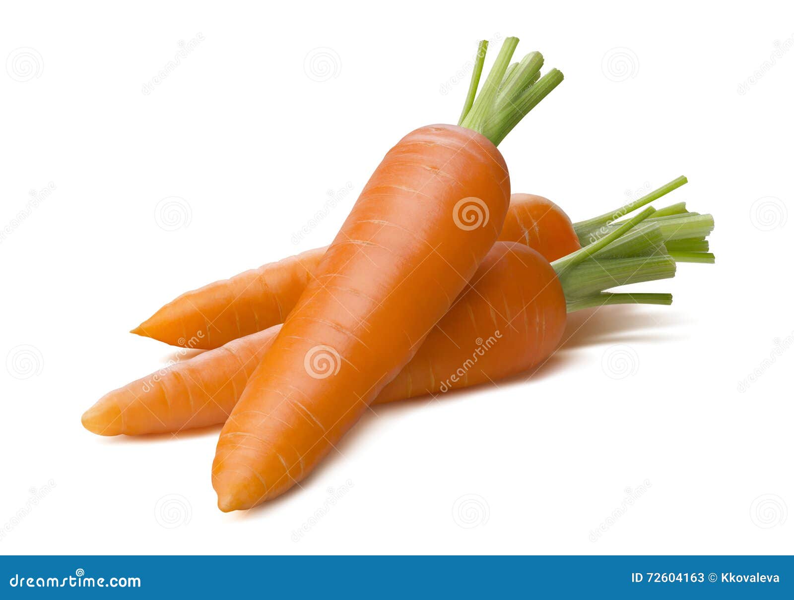 Fresh Carrot Pack Together Isolated on White Background Stock Image ...
