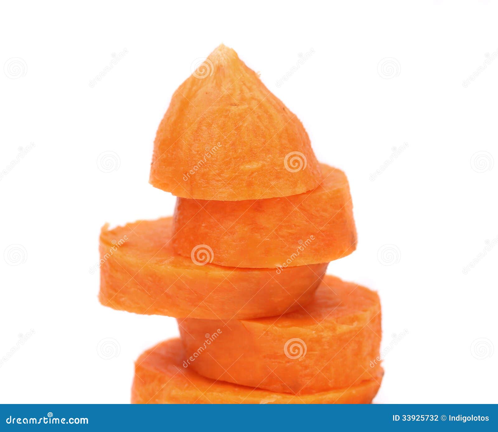 Fresh Carrot Slices Stack Up Stock Photo - Image of fresh, agriculture ...