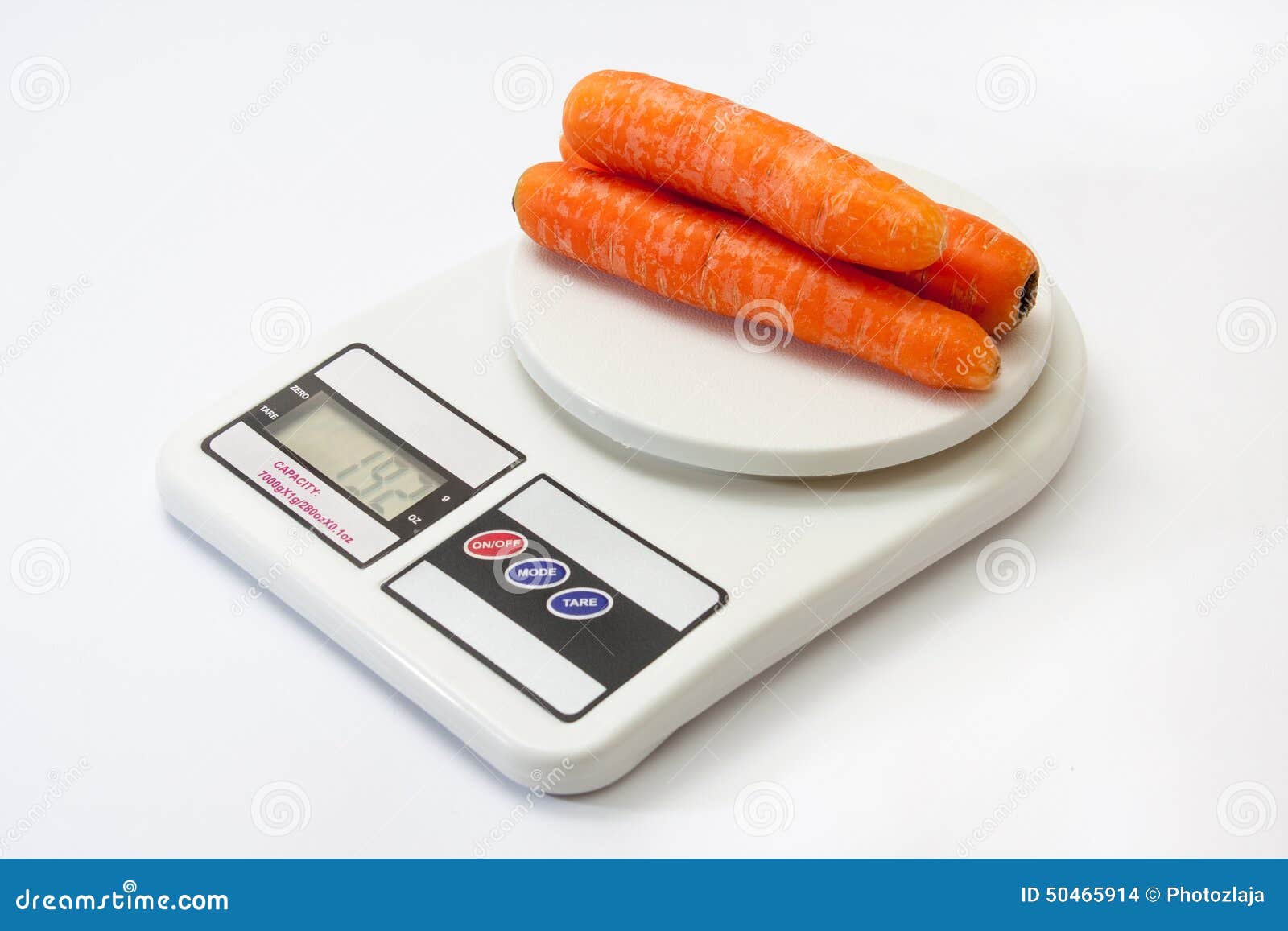 Fresh Carrots on a Kitchen Digital Scale Stock Photo - Image of mass ...