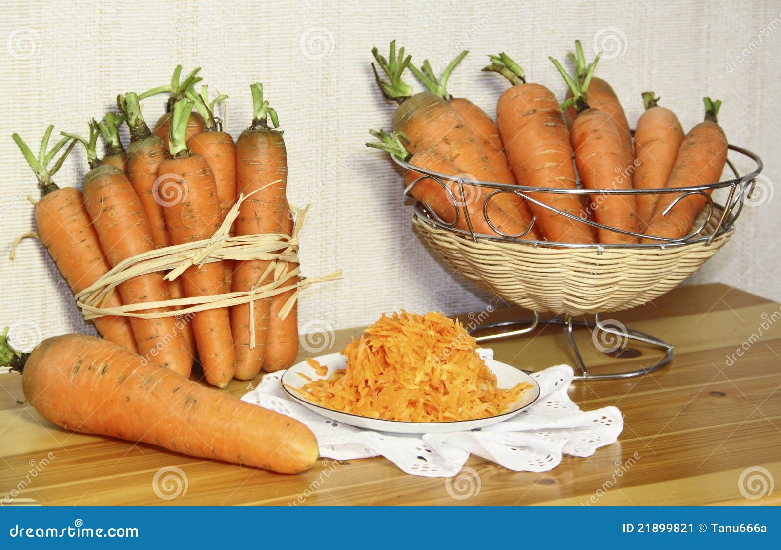 Fresh carrots on a table stock image. Image of carrot - 21899821