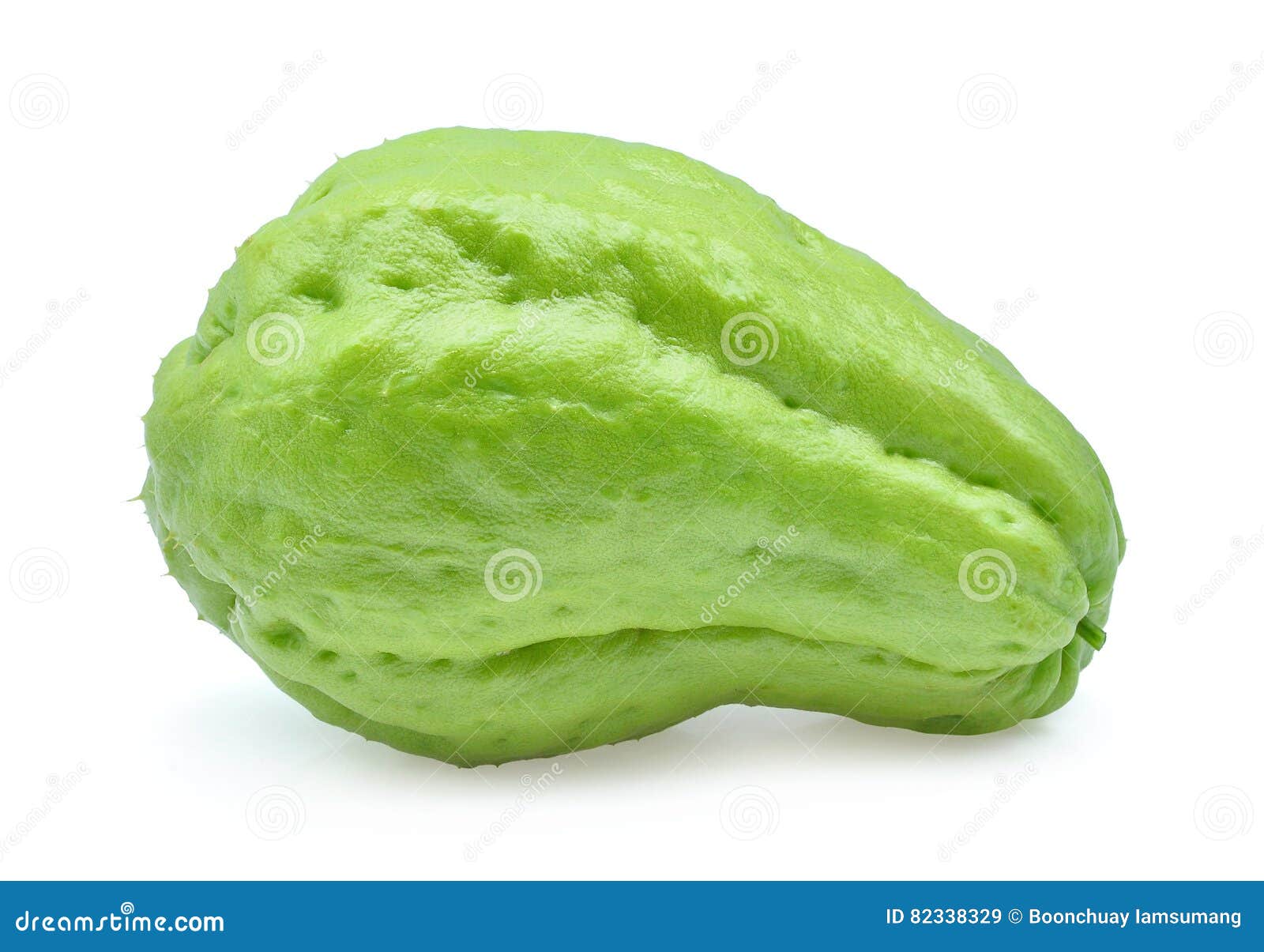 Fresh Chayote Vegetable Sliced -Sechium Edulis Royalty-Free Stock Photo ...