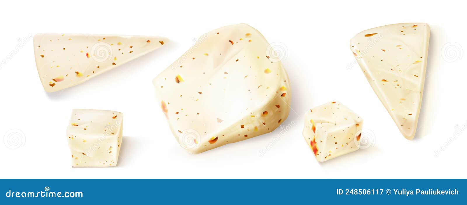 Cheese Blocks From Different Angles Royalty-Free Stock Photography ...