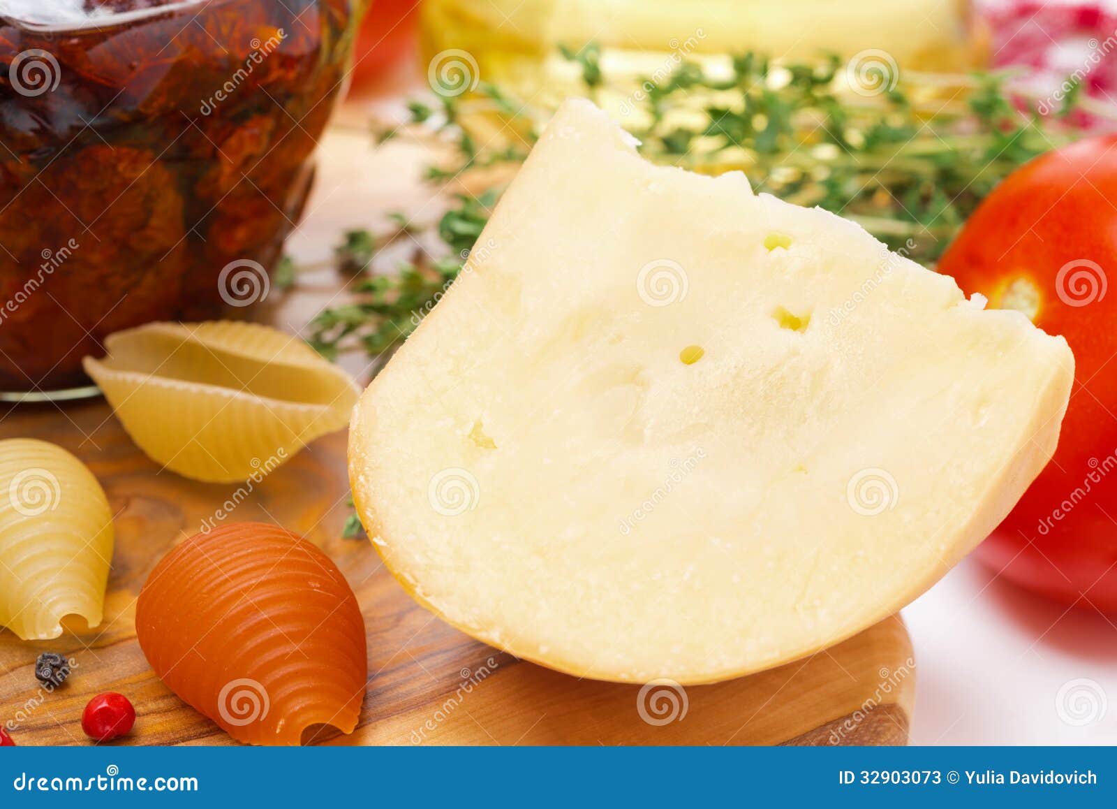 Fresh Cheese and Spices Close-up Stock Image - Image of snack, recipe ...