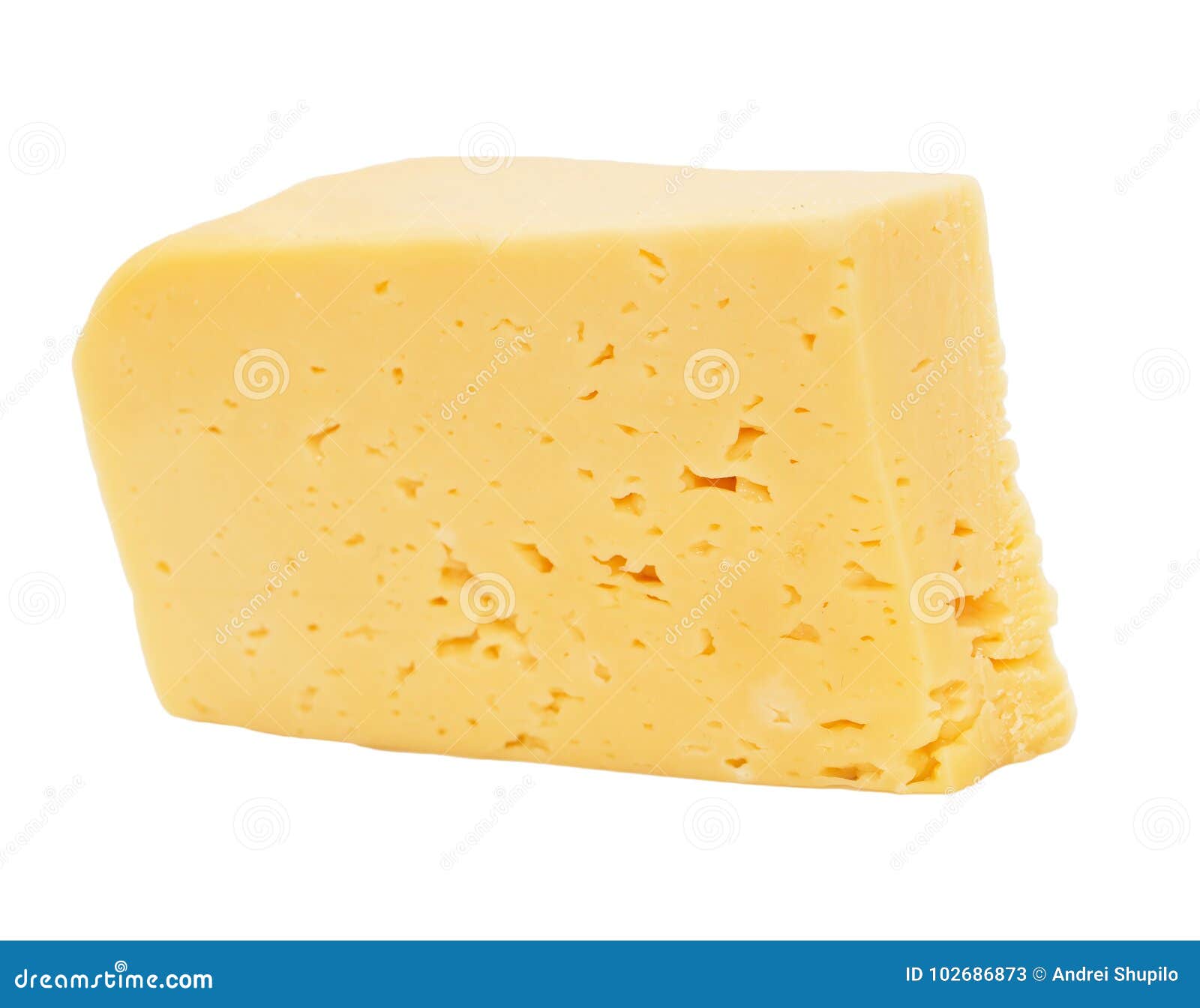 Fresh Cheese on White Background Stock Image - Image of product, piece ...