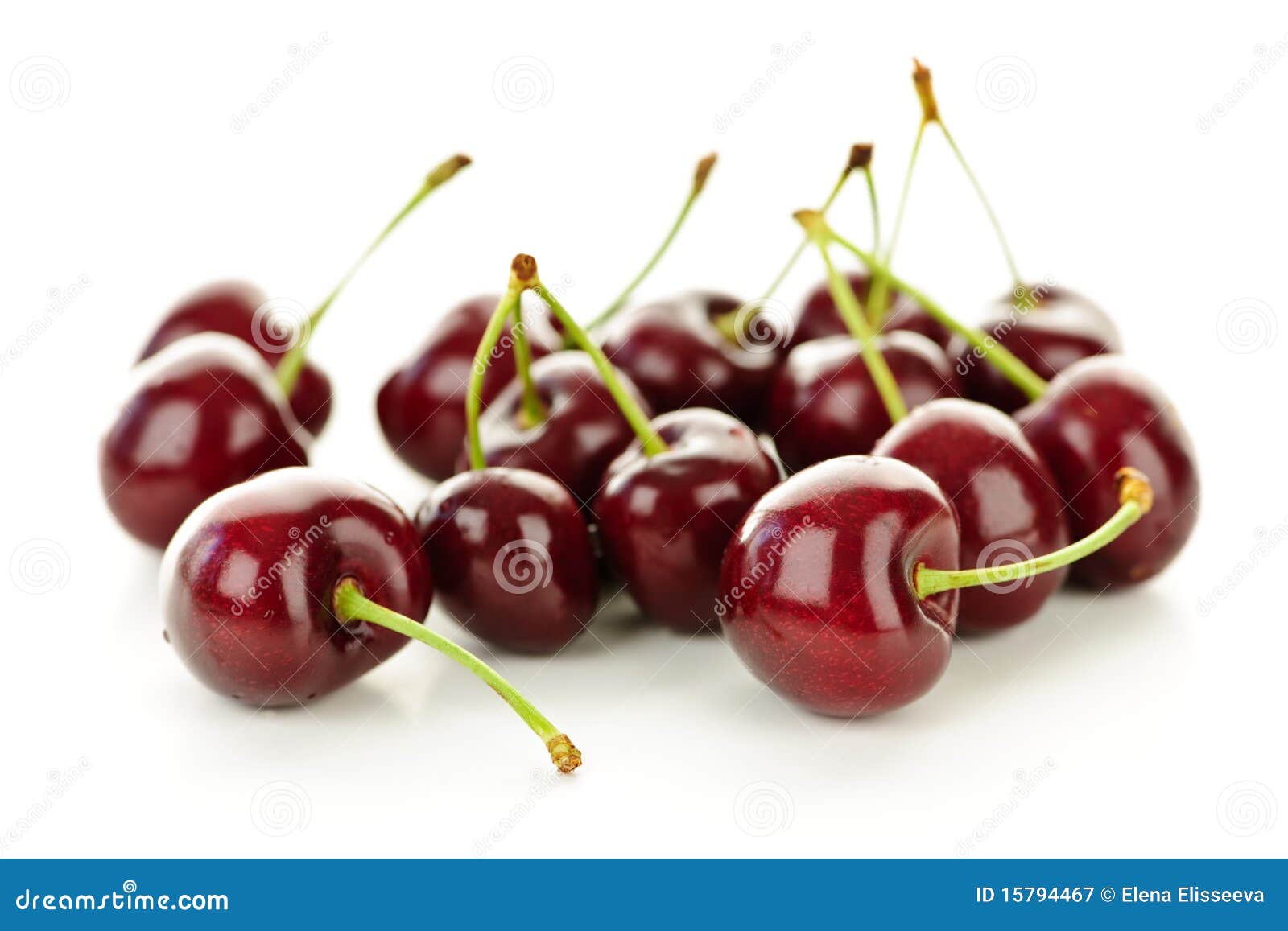 Fresh cherries stock image. Image of fresh, stems, produce - 15794467