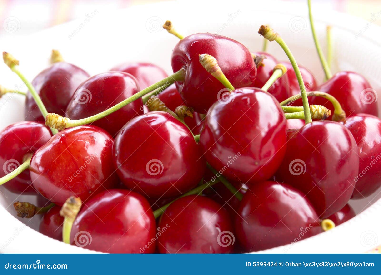Fresh cherries stock photo. Image of fruit, cherries, food - 5399424