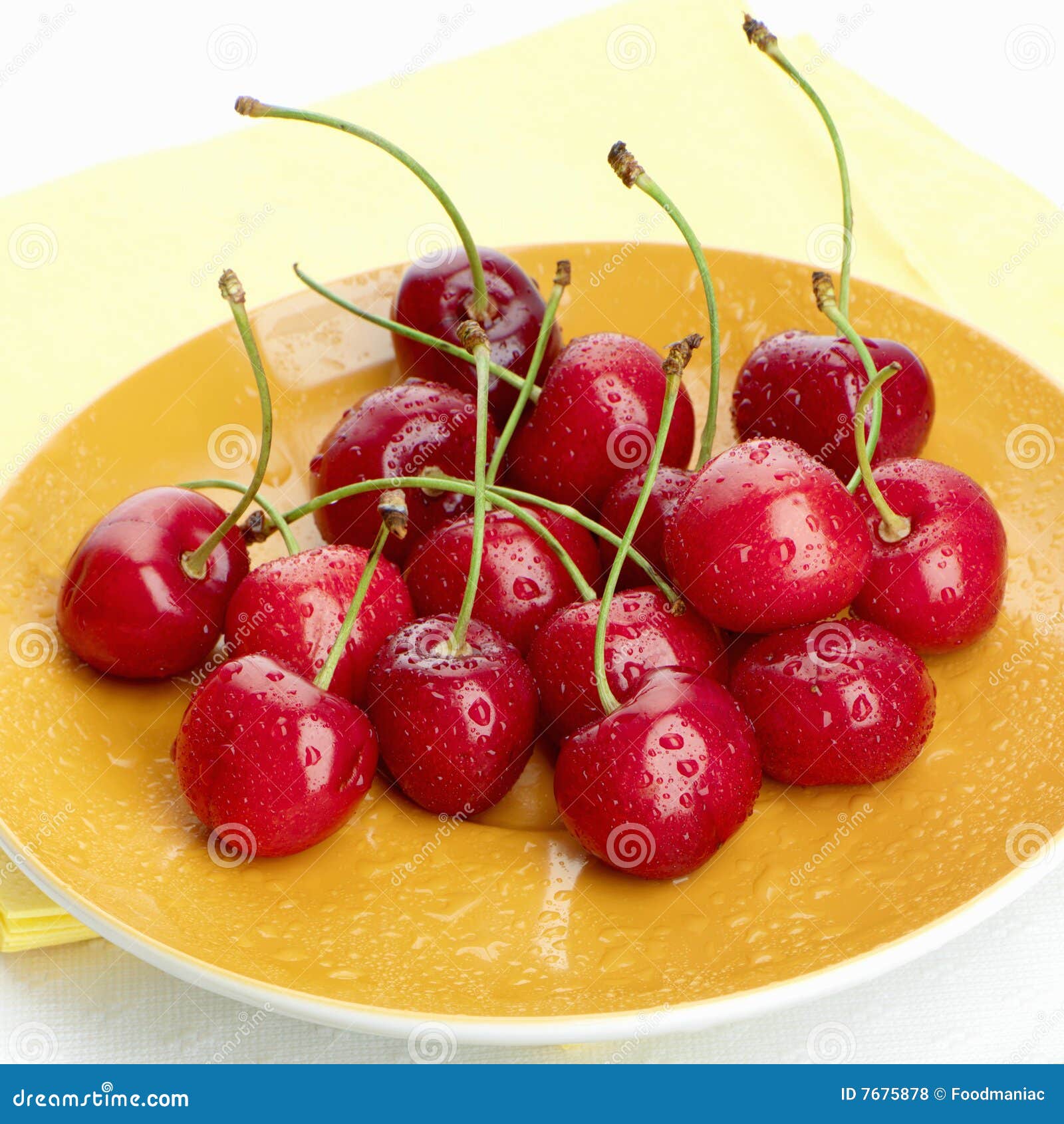 Fresh cherries stock photo. Image of food, cherries, fresh - 7675878