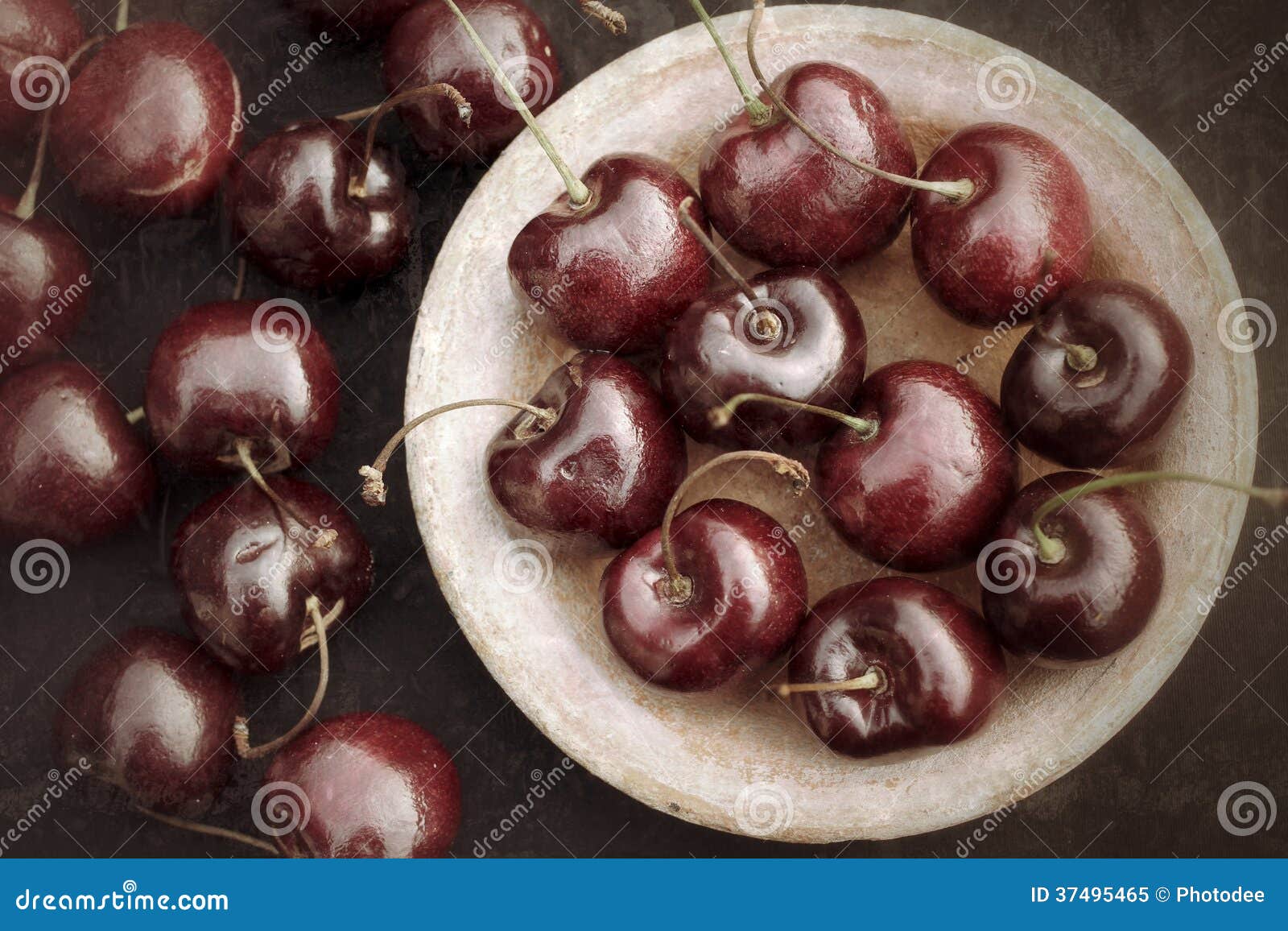Fresh cherries stock image. Image of closeup, cherry - 37495465