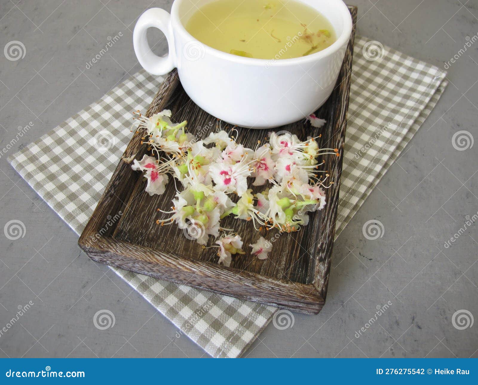 Fresh Chestnut Tea from Horse Chestnut Flowers Stock Photo - Image of ...