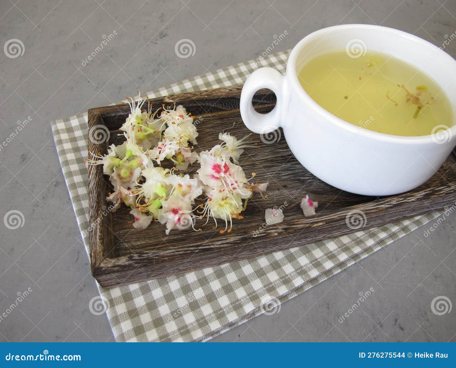 Fresh Chestnut Tea from Horse Chestnut Flowers Stock Photo - Image of ...