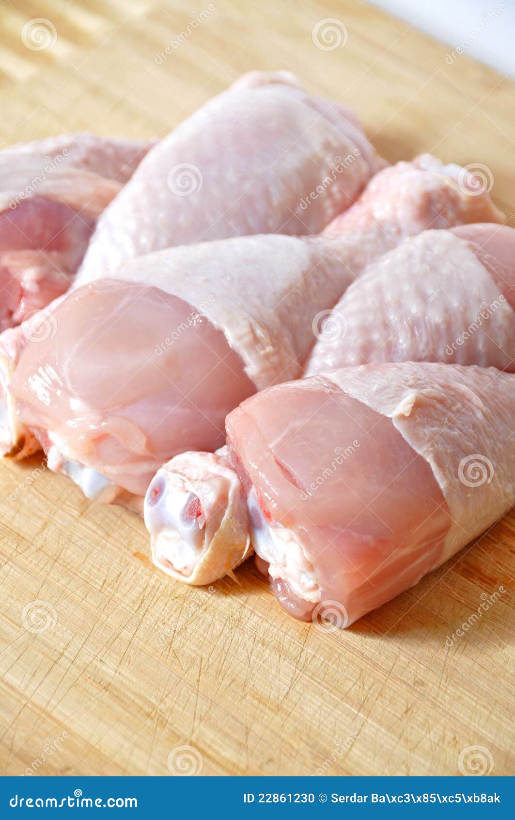 Fresh Chicken Legs stock photo. Image of foodstuff, board - 22861230