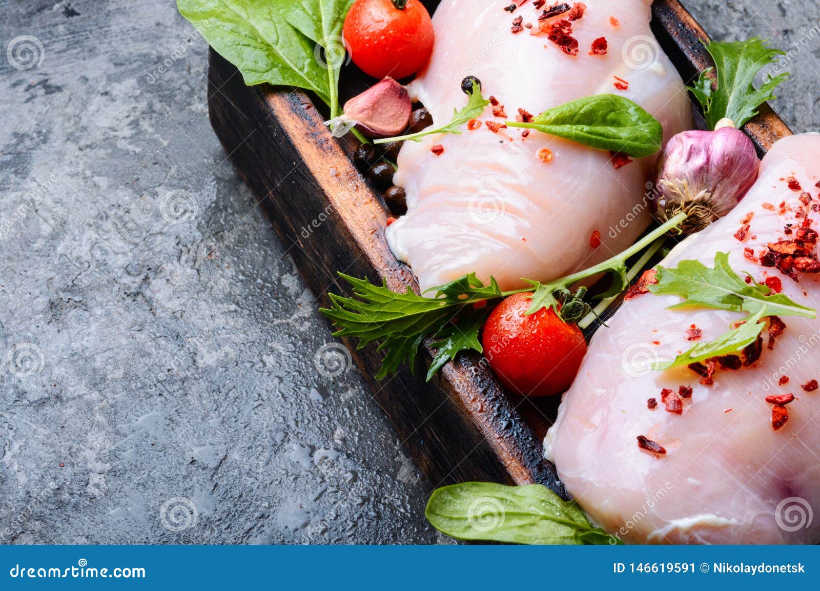 Fresh chicken meat stock image. Image of cooking, poultry - 146619591