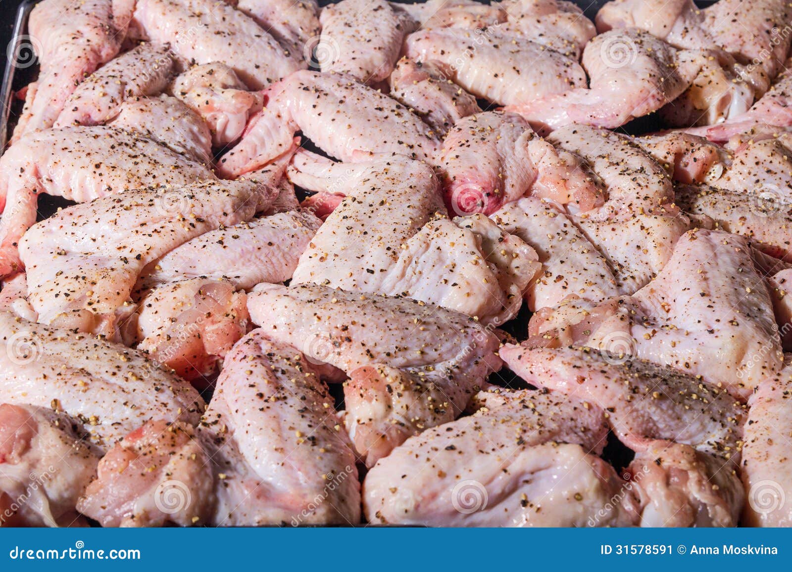 Fresh chicken wings stock image. Image of snack, party - 31578591