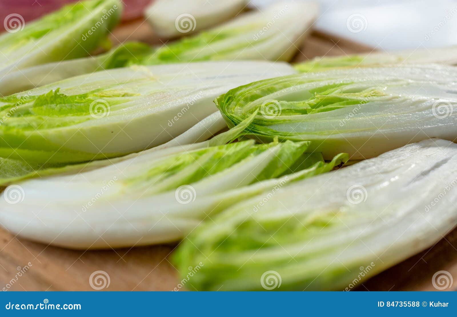 Fresh Chicory Salad stock photo. Image of belgian, healthy - 84735588
