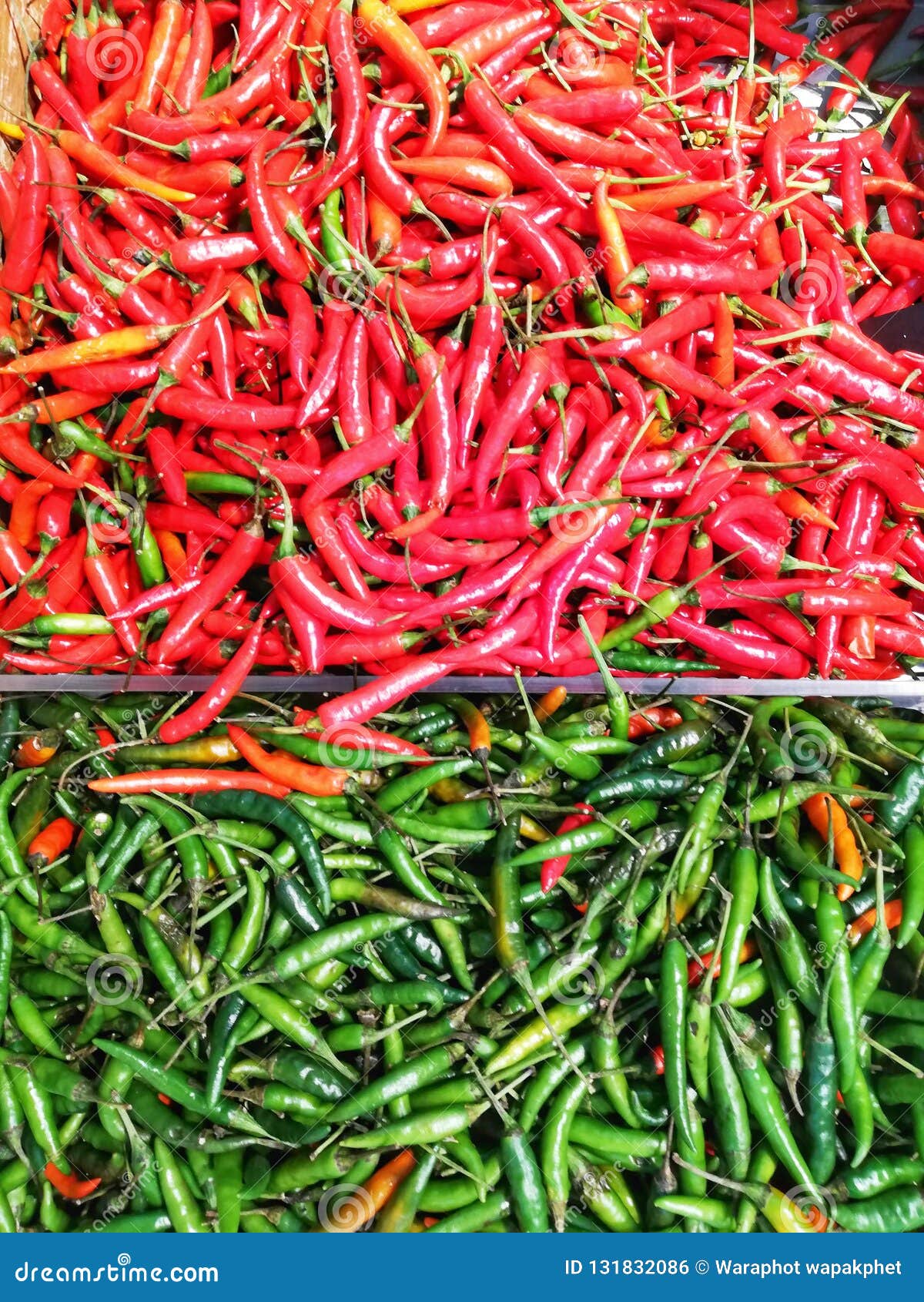 Fresh Chilli Full Frame Pattern Background. Stock Photo - Image of ...
