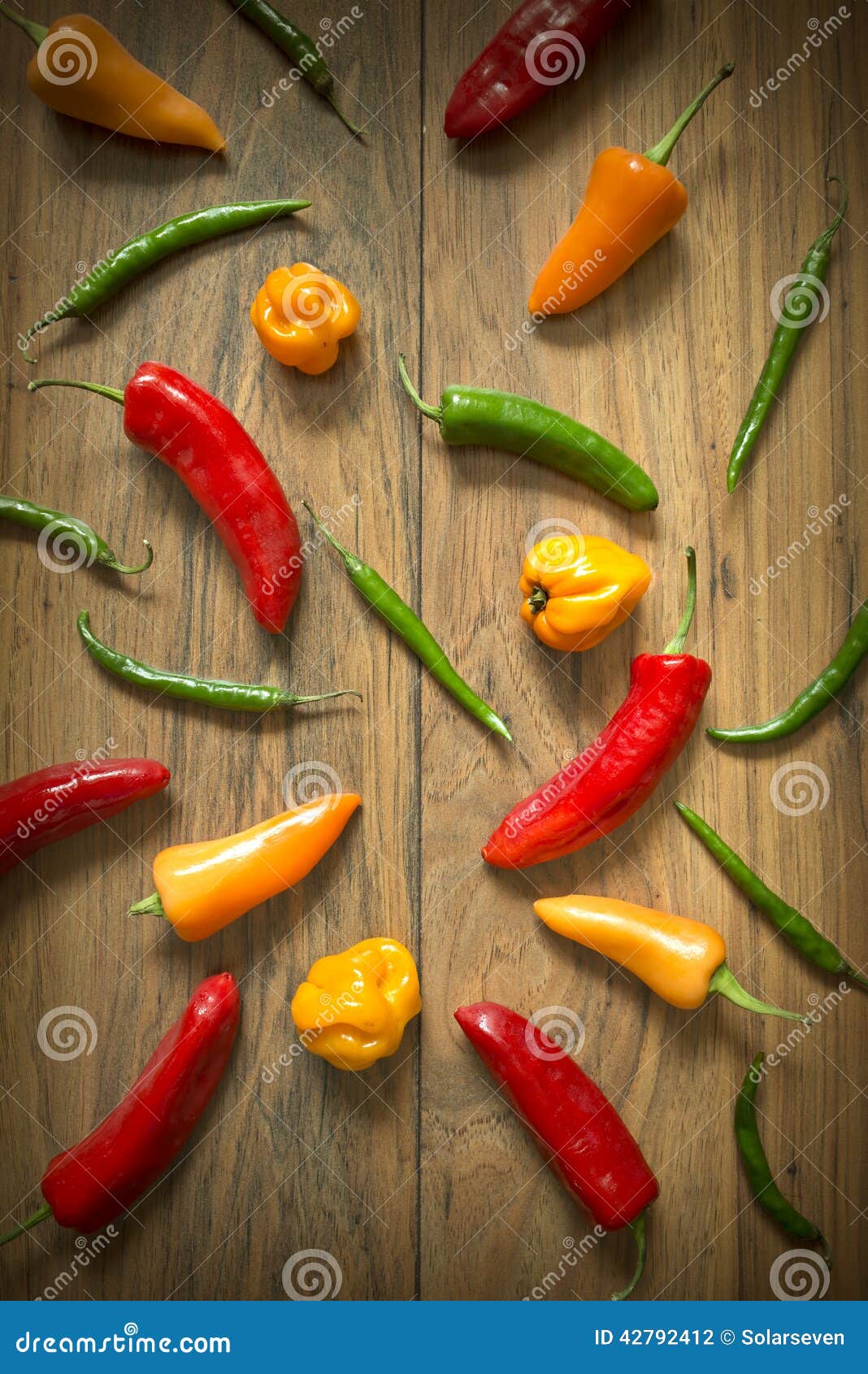 Fresh Chilli Pepper Selection Stock Photo - Image of scotch, chili ...