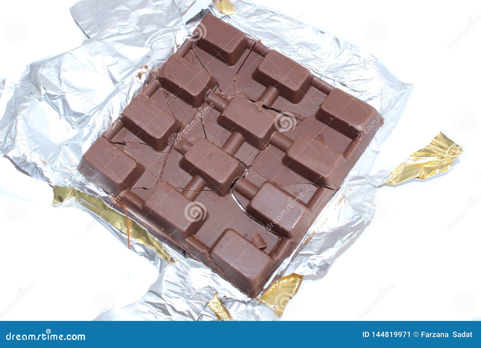 Chocolate gold bar stock image. Image of biscuits, dark - 144819971