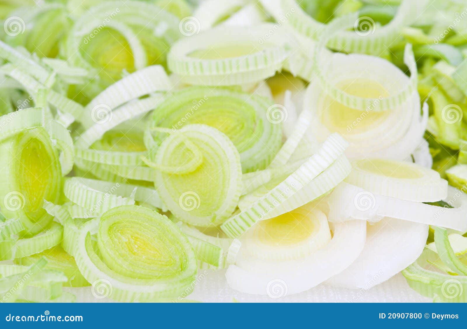 Fresh chopped leek stock photo. Image of fingers, dieting - 20907800