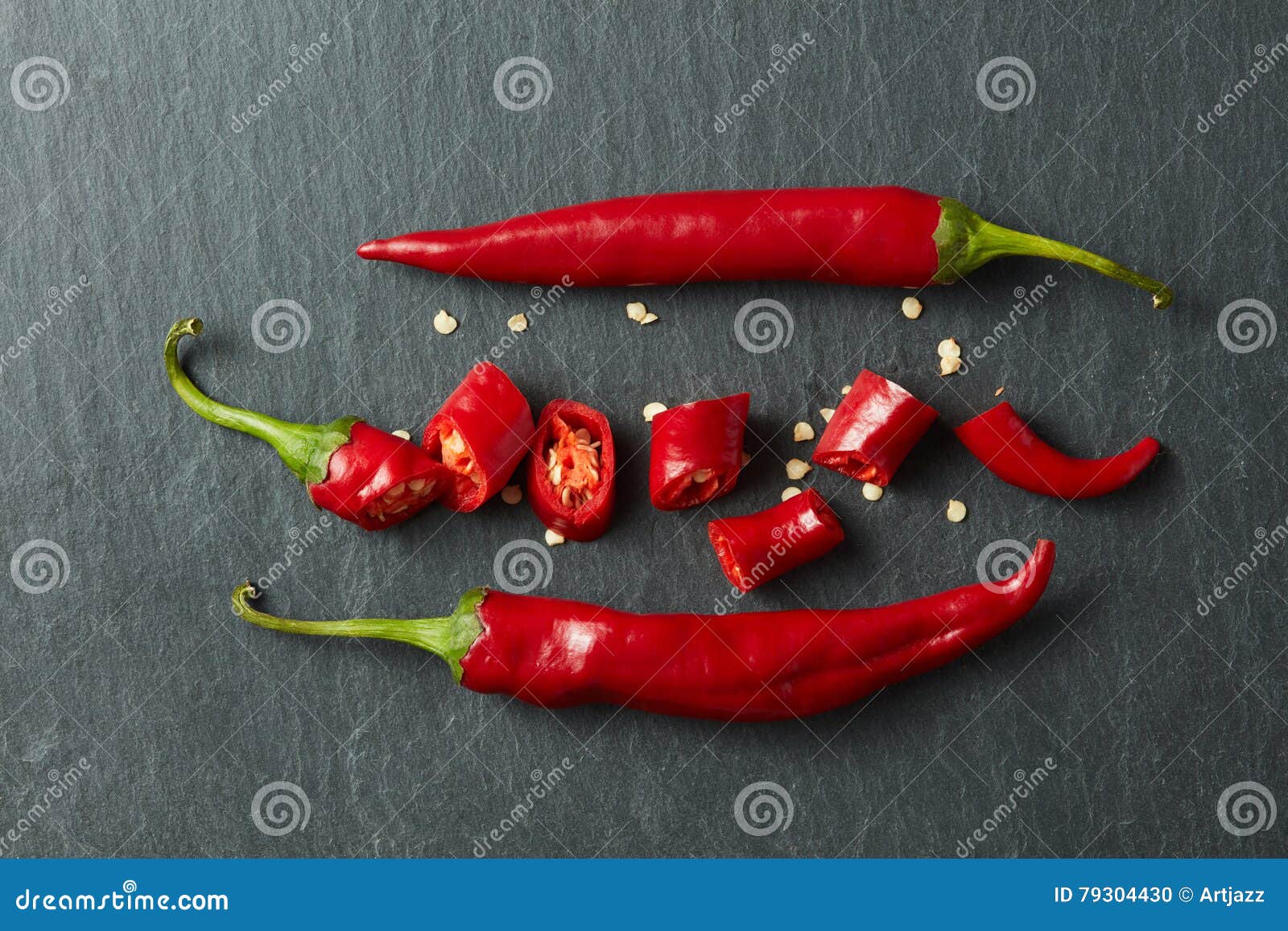 Fresh chopped red chili stock photo. Image of close, heat - 79304430