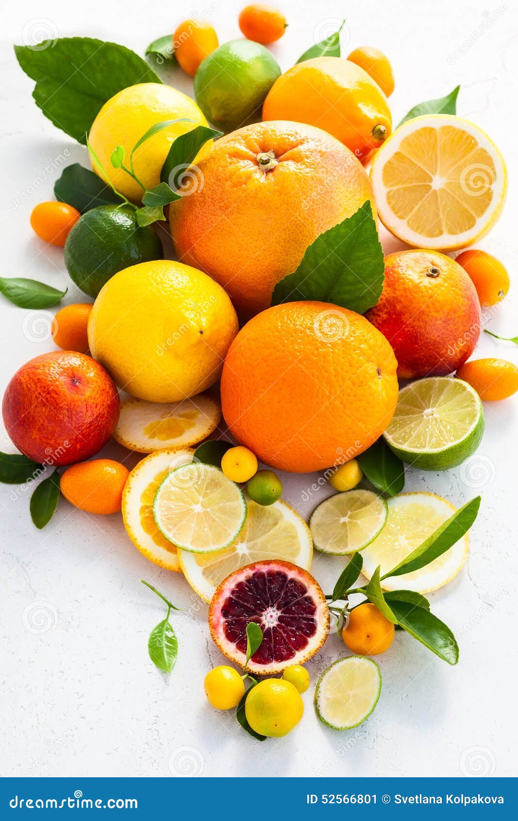 Fresh citrus fruits stock image. Image of halved, freshness - 52566801