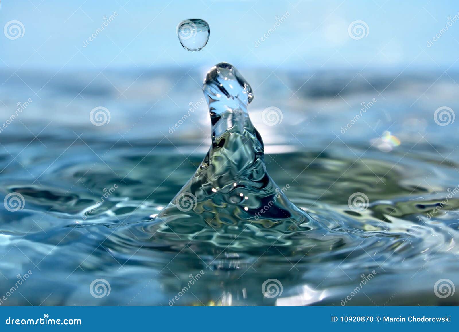 Fresh clear water. stock photo. Image of drink, drip - 10920870